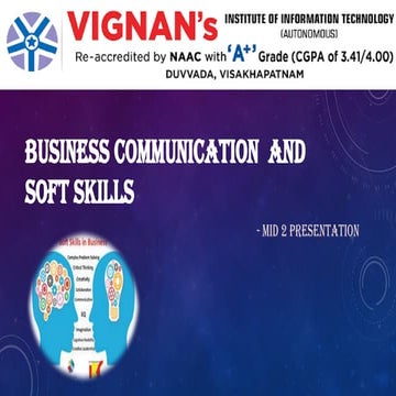 BCCS mid 2 GOWTHAM.pptx business communication | PPTX