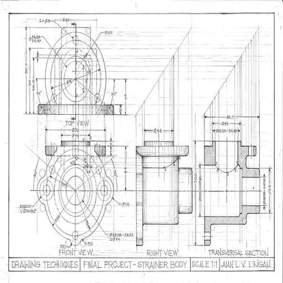 Final Project (Strainer Body) - Projections | PDF