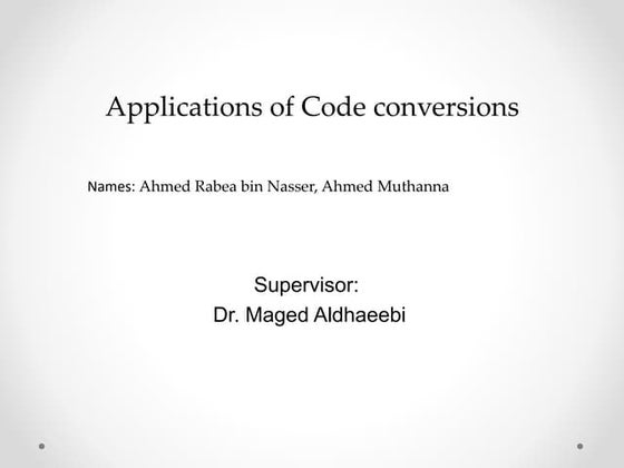 Bcd to excess 3 code converter | PPTX | Programming Languages | Computing