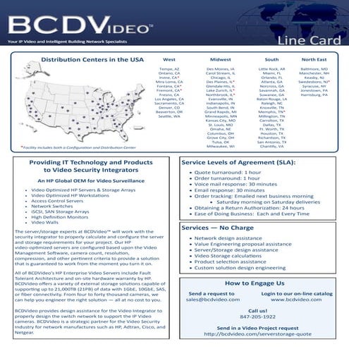 Bcd video line card | PDF