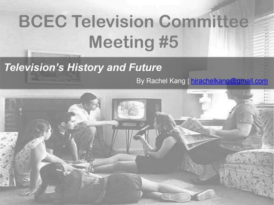 The History of Television | PPTX | History | Genres