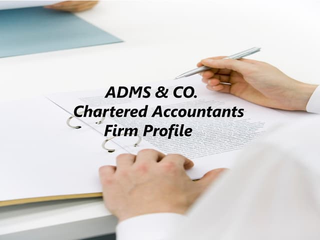 CA Firm Profile | PPTX