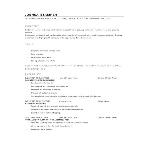 Resume(7) | PDF