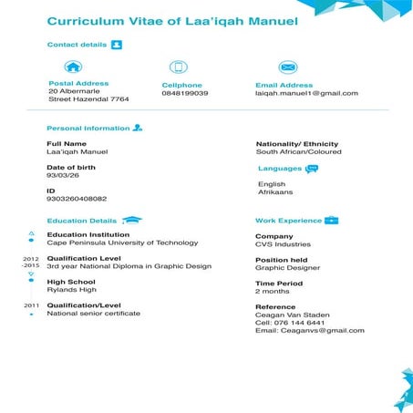 Laban ES CV (Interactive) | PDF