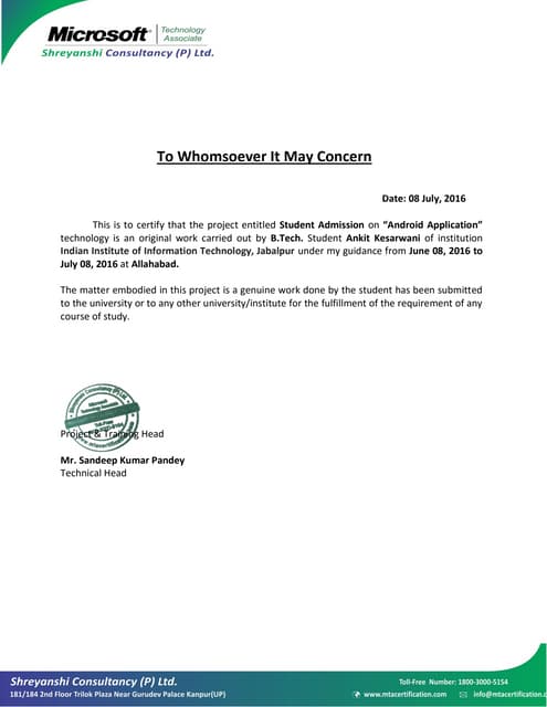 Certificate of Completion PHP with MYSQL | PPT