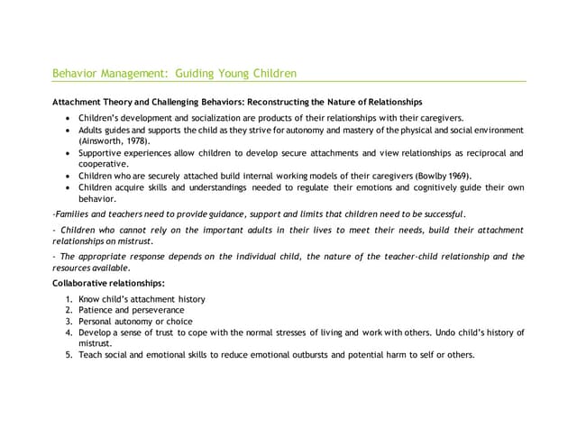 Chapter 5 Positive Guidance & Discipline Strategies: Direct Guidance | PPT