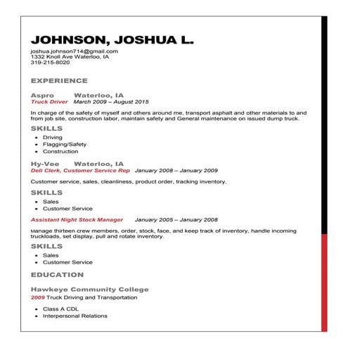 JOHNSON.Resume | PDF
