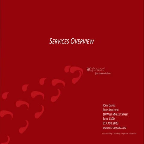 BCforward services overview 2011 | PPTX