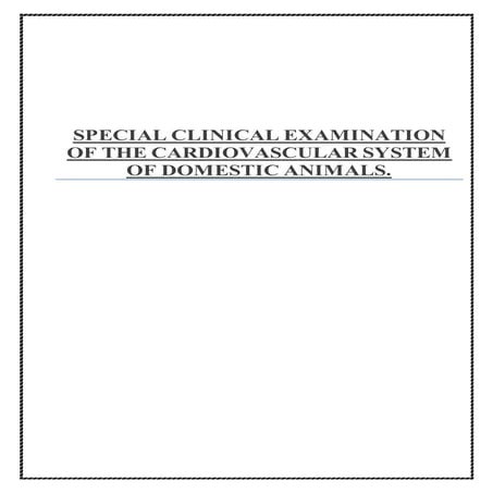 Clinical examination of Cattle | PPT