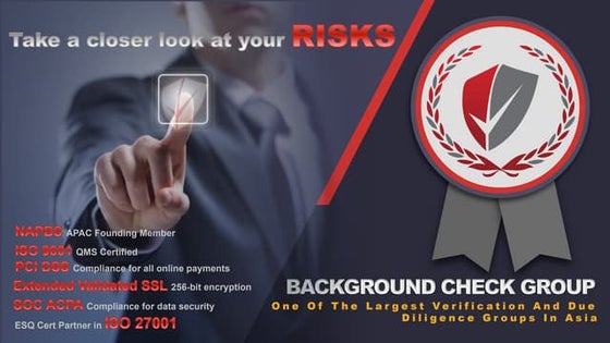 Background check group
