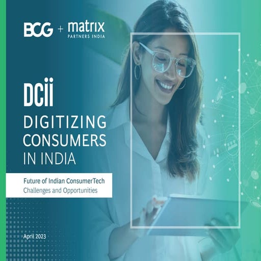 Digitising Consumers in India - BCG & Matrix Study | PDF | Internet ...