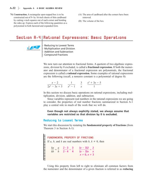 Rational algebraic expressions | PPTX