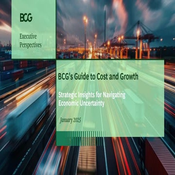 BCG's Guide to Cost and Growth 24pages file | PDF