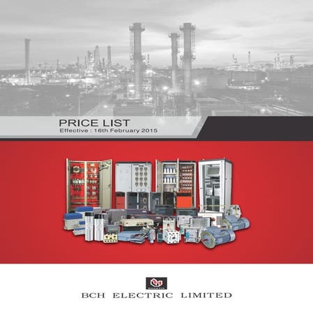 BCH Electric Limited- Complete Product Range Catalogue | PDF