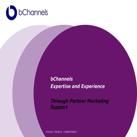 bChannels through partner marketing support | PPT