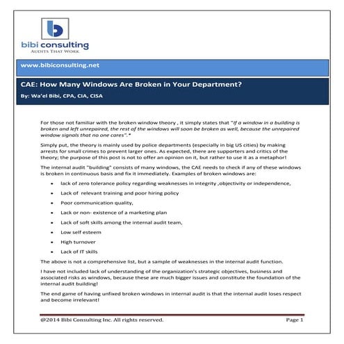 Broken windows theory & Crime Prevention through Environmental Design ...