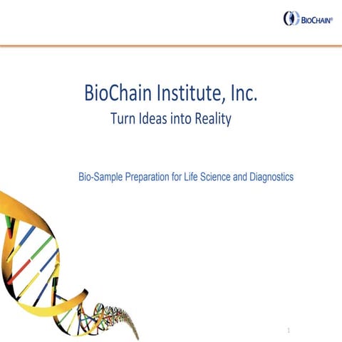 BioChain Company Overview | PPT