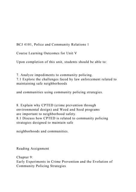 Community Policing And The Community Powerpoint | PPTX | Crime ...