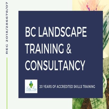 BC Landscape Training and Consultancy Company Profile | PDF