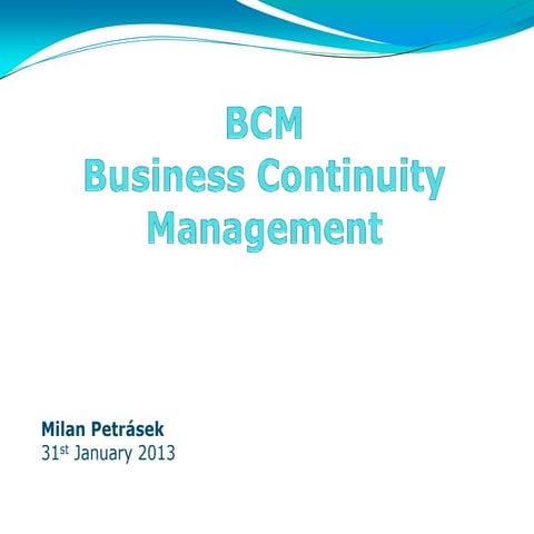 Business Continuity Planning in ServiceNow | PPTX