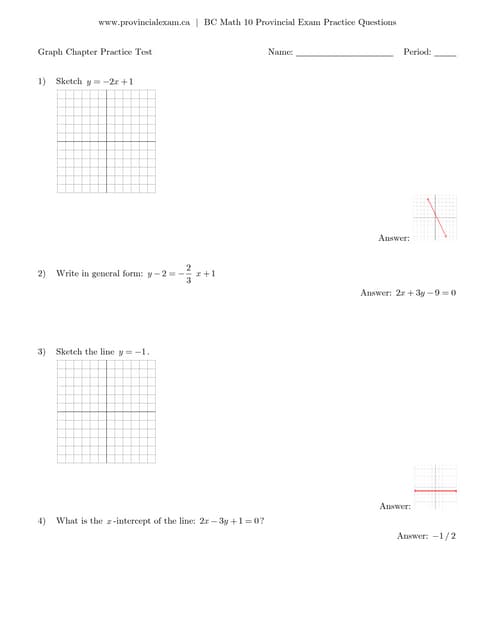 BC Math 10 Measurement Practice Test | PDF | Physics | Science