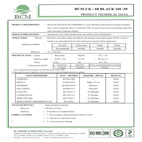 Bcm# k 68 black sh 30 primer | PDF