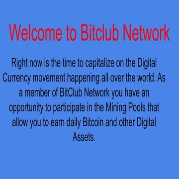 BITCLUB NETWORK | PPTX