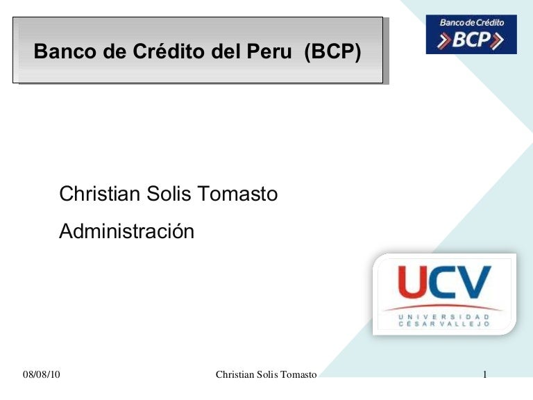 Historia Del Banco De Credito Del Peru - creditoriotrin