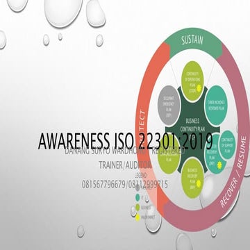 BCP awareness ISO 22301 2019 training .pptx