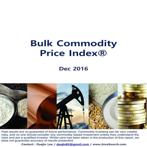 Bulk Commodity Price Index 2016 Sample | PDF | Commodities | Economy