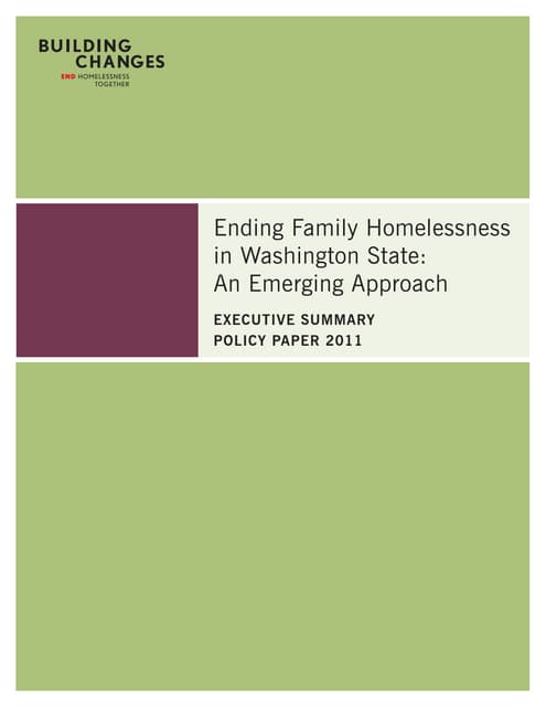 Disrupting homelessness in our community.pptx | Government Support and Welfare | Financial ...