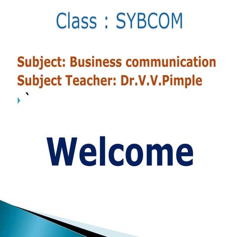 INTRODUCTION TO BUSINESS COMMUNICATION | PPT