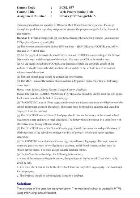 HTML practicals | PDF