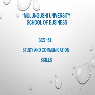 BCS 151 STUDY AND COMMUNICATION SKILLS 2025.pptx