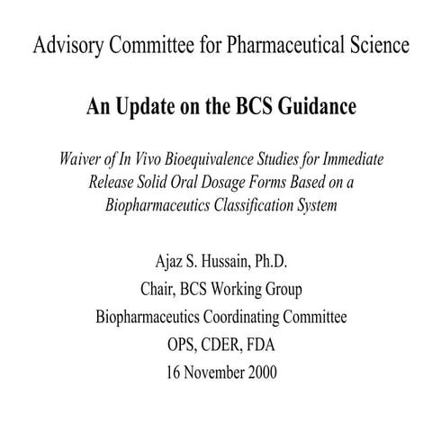 BCS classification of drugs.pdf