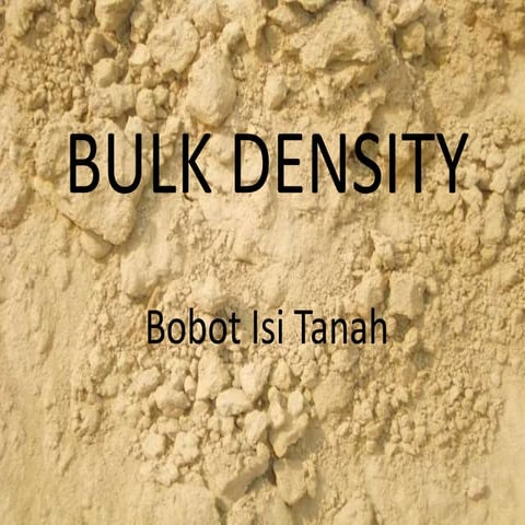 Bulk_density | PPT