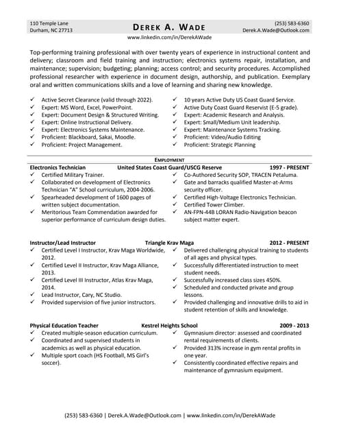 Resume and ADF cover letter | PDF