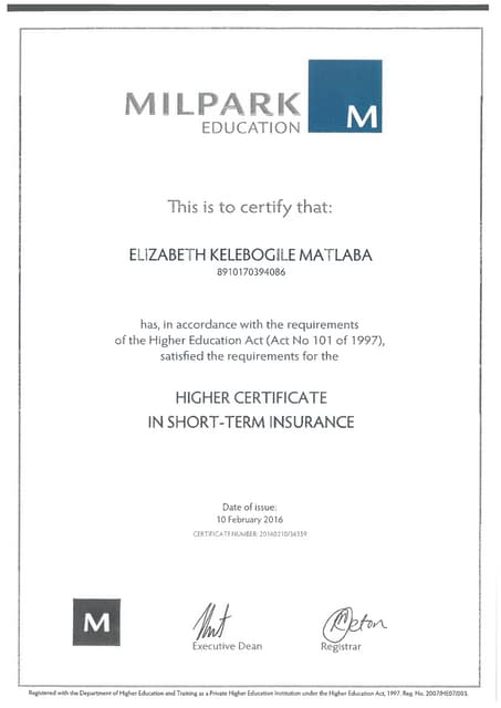 N3 Certificate | PDF