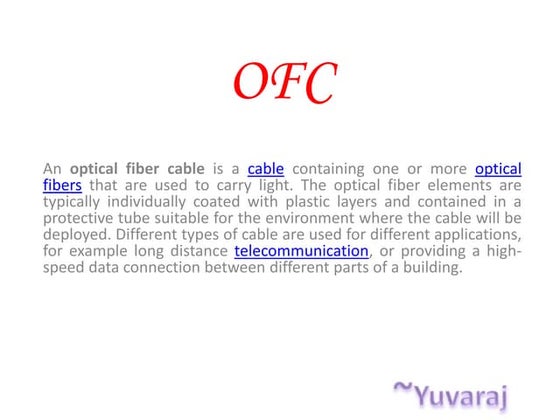 What is a fiber optic patch cord used for? | fiber optic patch cable types | unisol | PPTX