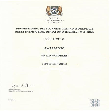 SCQF Level 8 Award | PDF