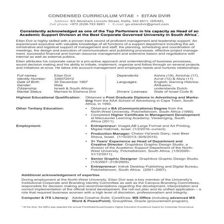 Résumé Eitan Dvir | PDF