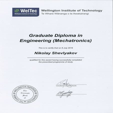 Weltec Diploma | PDF