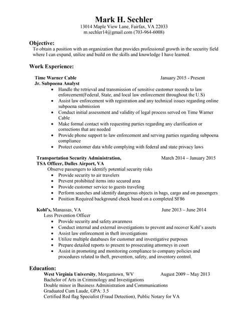 STEPHEN SANTORO Resume | PDF