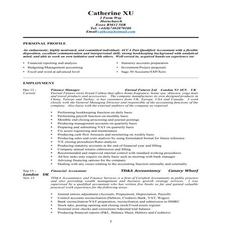 CV-Catherine Xu-V3 | DOC