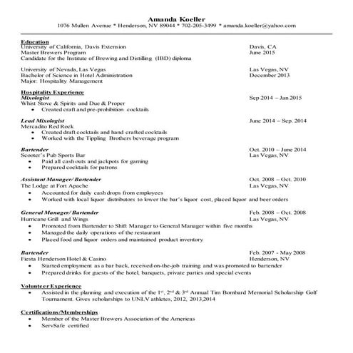 Amanda Halfmann Resume | PDF