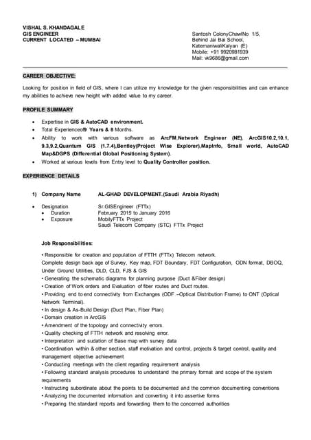 Vikas_Resume | DOC | Databases | Computer Software and Applications