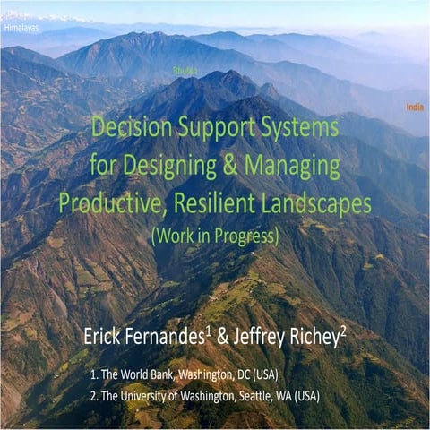 Designing & Managing Resilient Landscapes | PDF