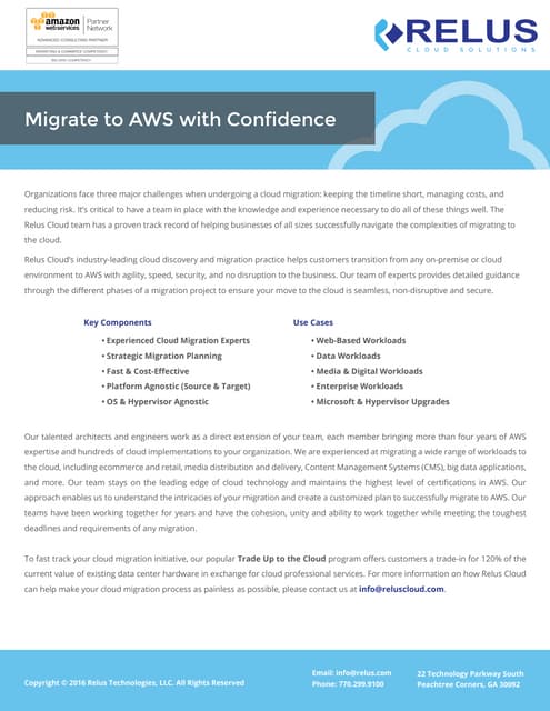 Simplifying AWS Database Migration: Expert Solutions by Devlabs | PDF