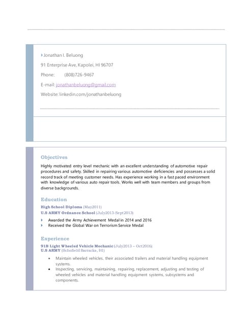 Anthony Moretti Resume | PDF