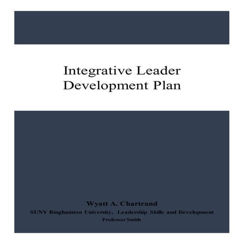 Integrative Leader Development Plan_WC | DOCX